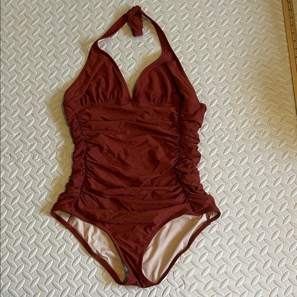 J. Crew | Swim | J Crew Womens One Piece Swimsuit In Rust | Poshmark